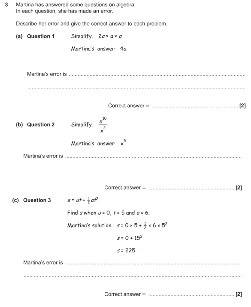 GCSE (9-1) Maths - Order of Operations (BIDMAS) - Past Paper Questions ... GCSE (9-1) Maths - Order of Operations (BIDMAS) - Past Paper Questions ...